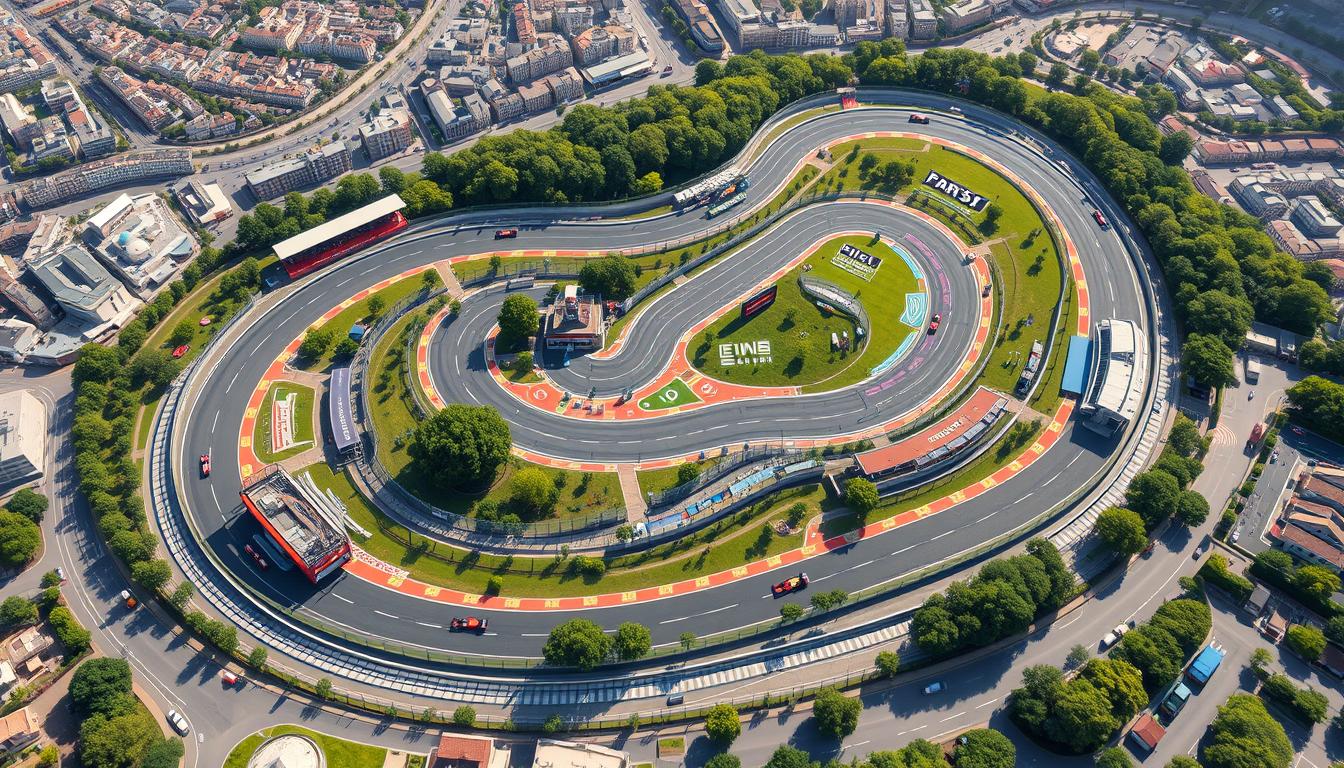 Tata Letak Sirkuit Circuit Formula 1 Track Layout